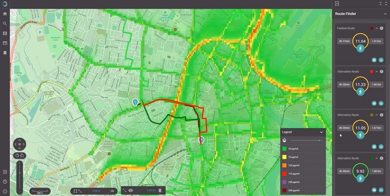 Air Analytics Mobile Routing Demonstration - Geospatial Insight