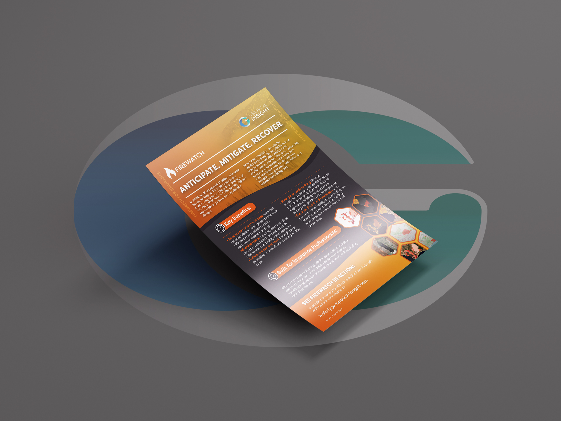 FireWatch Wildfire Monitoring Insurance Flyer